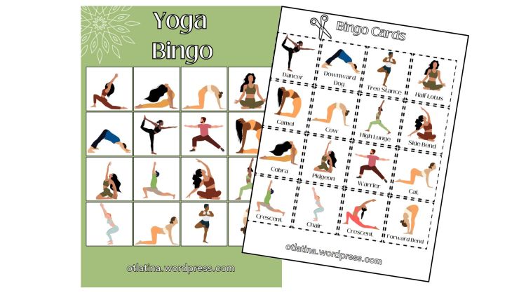 OT Latina Free Yoga Bingo Printable – OT Latina